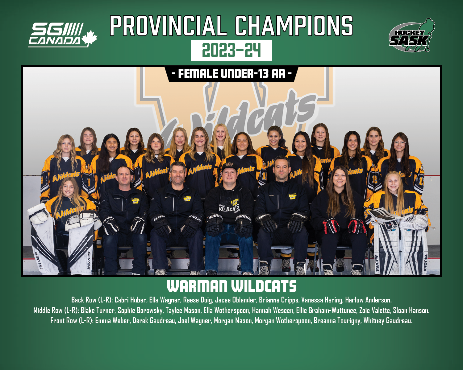 Past Provincial Champions « Hockey Saskatchewan